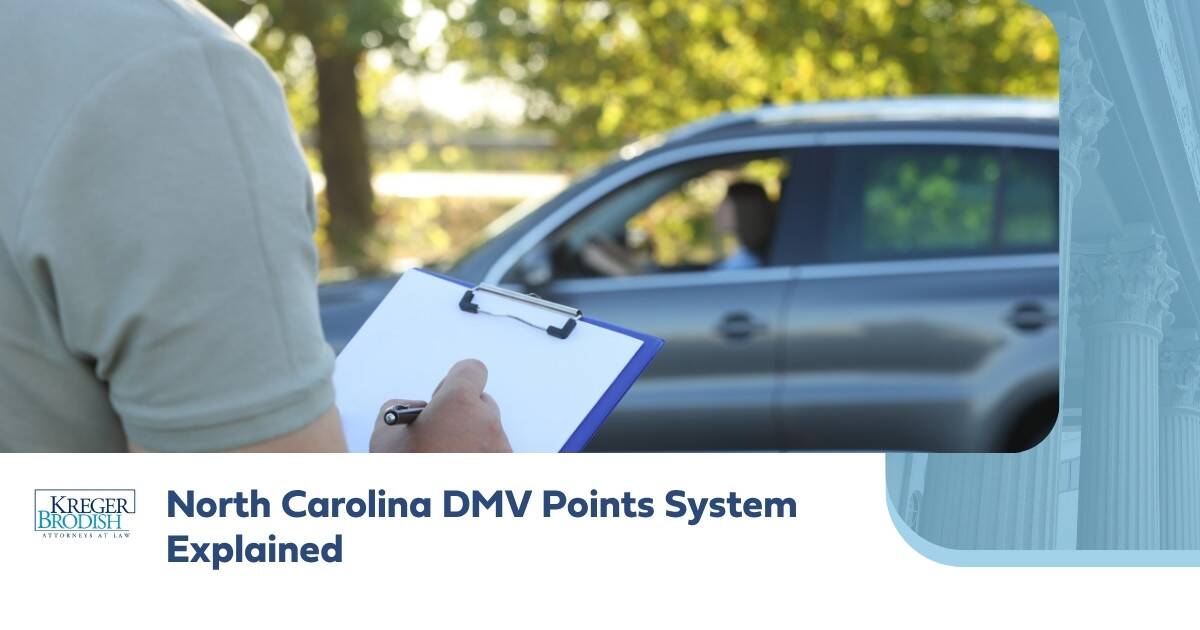 North Carolina DMV Points System Explained (2026 Guide)
